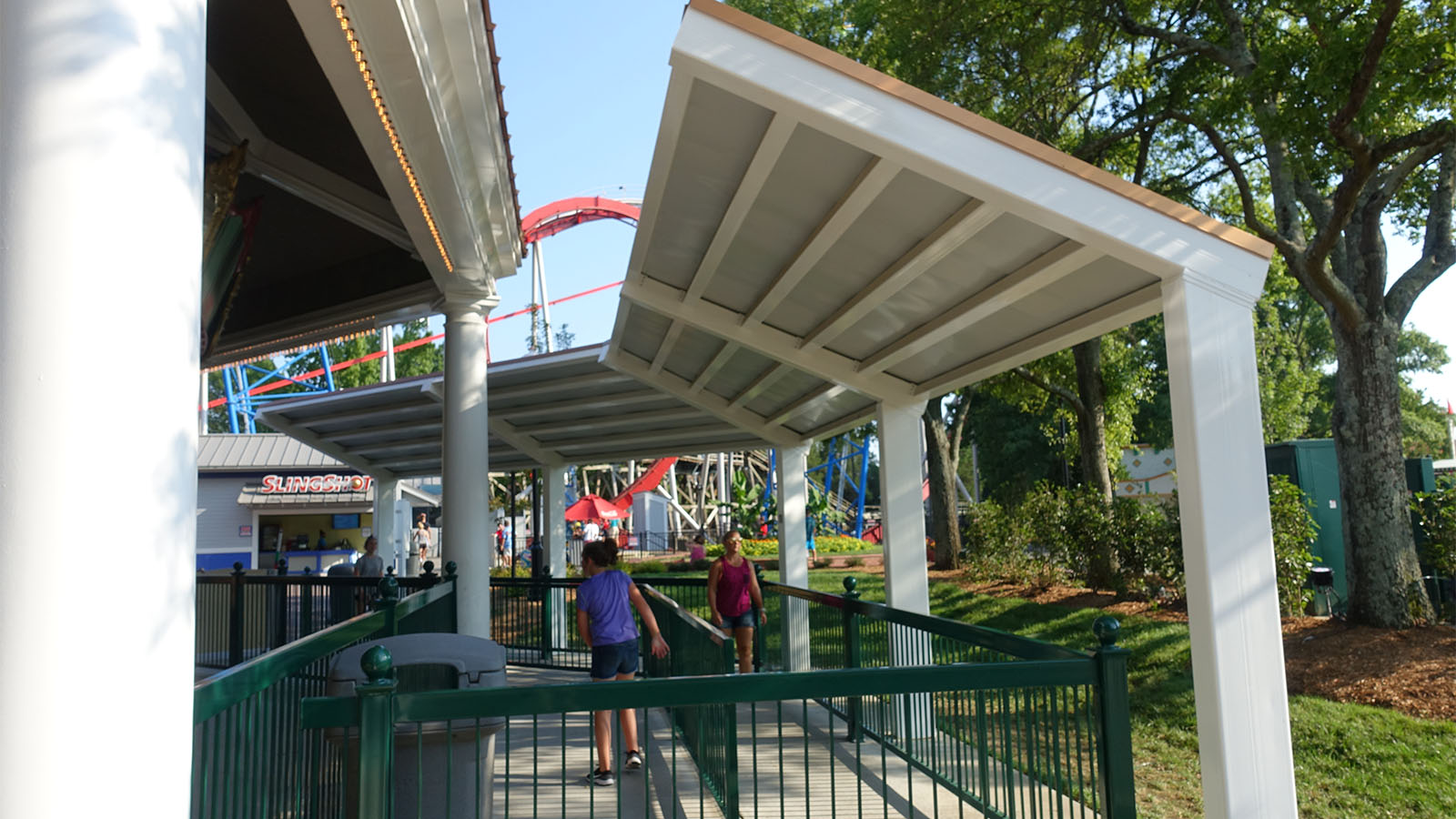 Covered Walkway Cantilevered